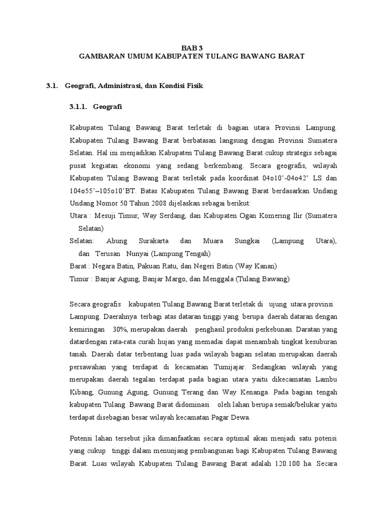 Bab 3 Gambaran Umum Agung Revisi Pdf