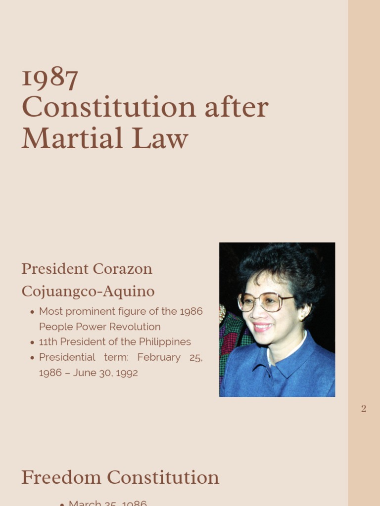 1987 Constitution | PDF | Separation Of Powers | Legal Documents