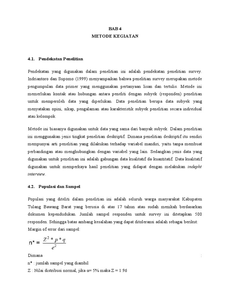 Bab 4 Metode Agung Revisi | PDF