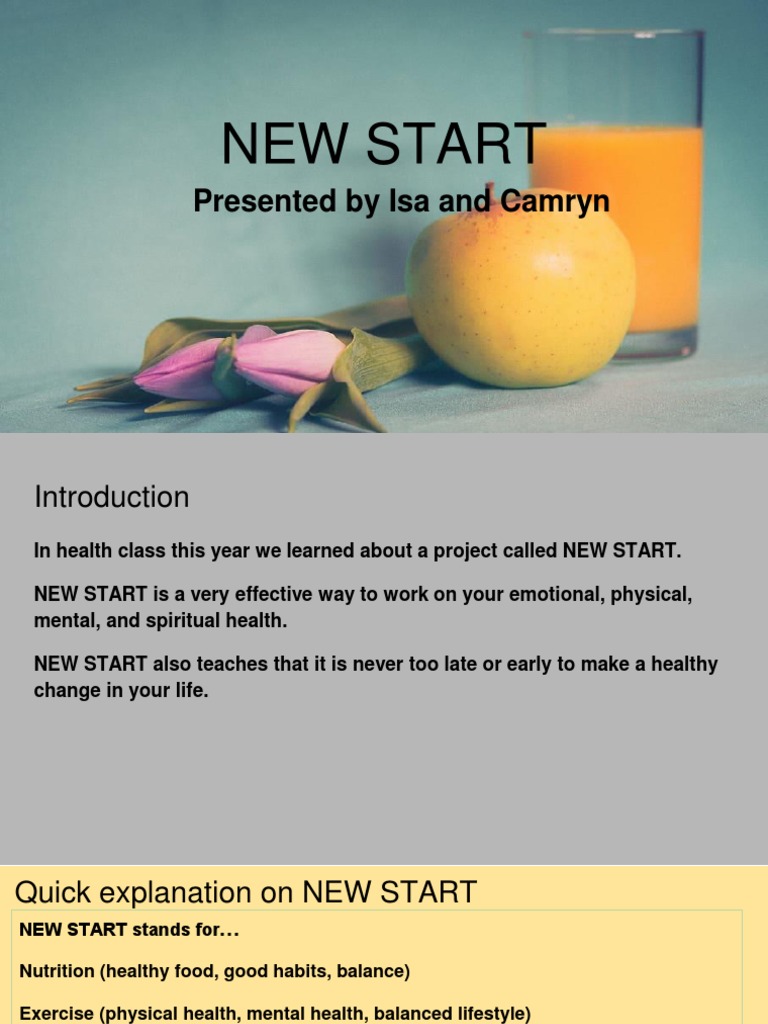 NEW START: Holistic Health Guide | PDF | Healthy Diet | Diet (Nutrition)