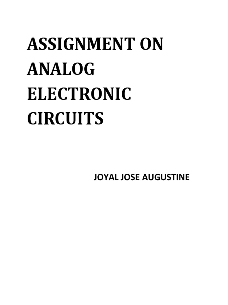Analog Electronic Regulator Insights | PDF