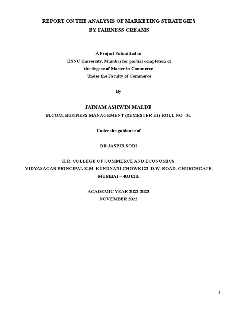 Black Book Project | PDF | Survey Methodology | Sampling (Statistics)