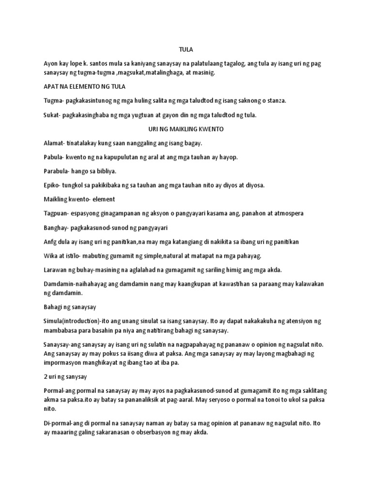TULA | PDF