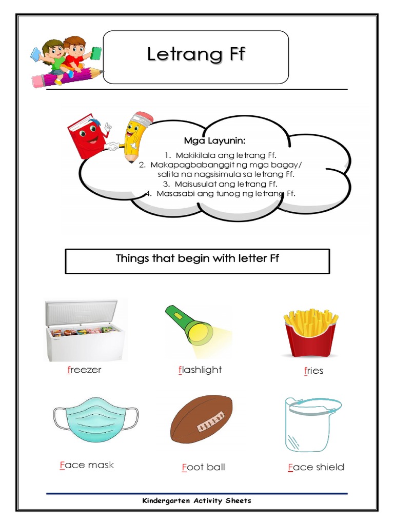 Letrang FF: Things That Begin With Letter FF | PDF