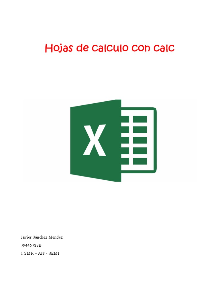 Guía de Calc para Gestión de Proyectos | PDF | Hoja de cálculo | Matemáticas