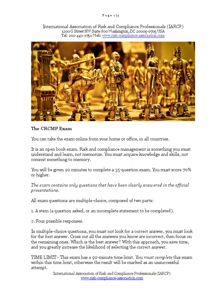 CRCMP Certification Steps 1 | PDF | Multiple Choice | Password