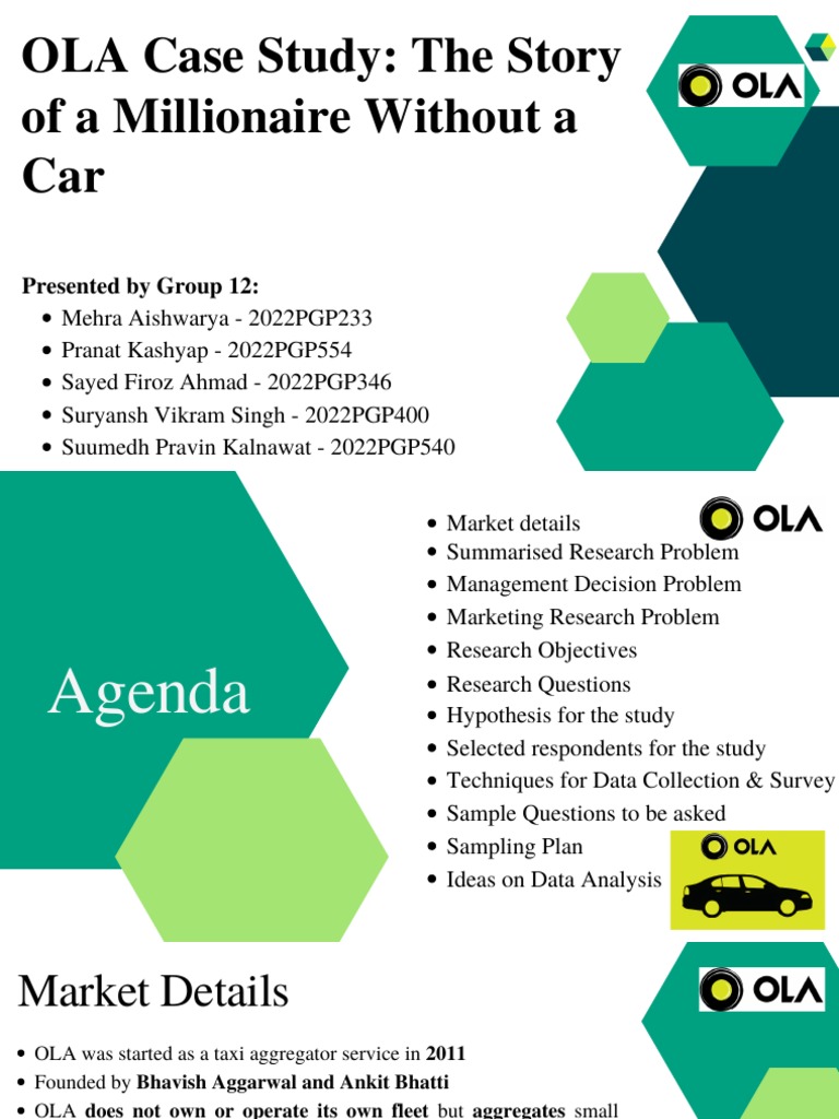 Group 12 (ABCD) - OLA | PDF | Sampling (Statistics) | Survey Methodology