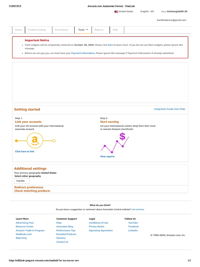 Associates Central - OneLink | PDF | Websites | Mass Media