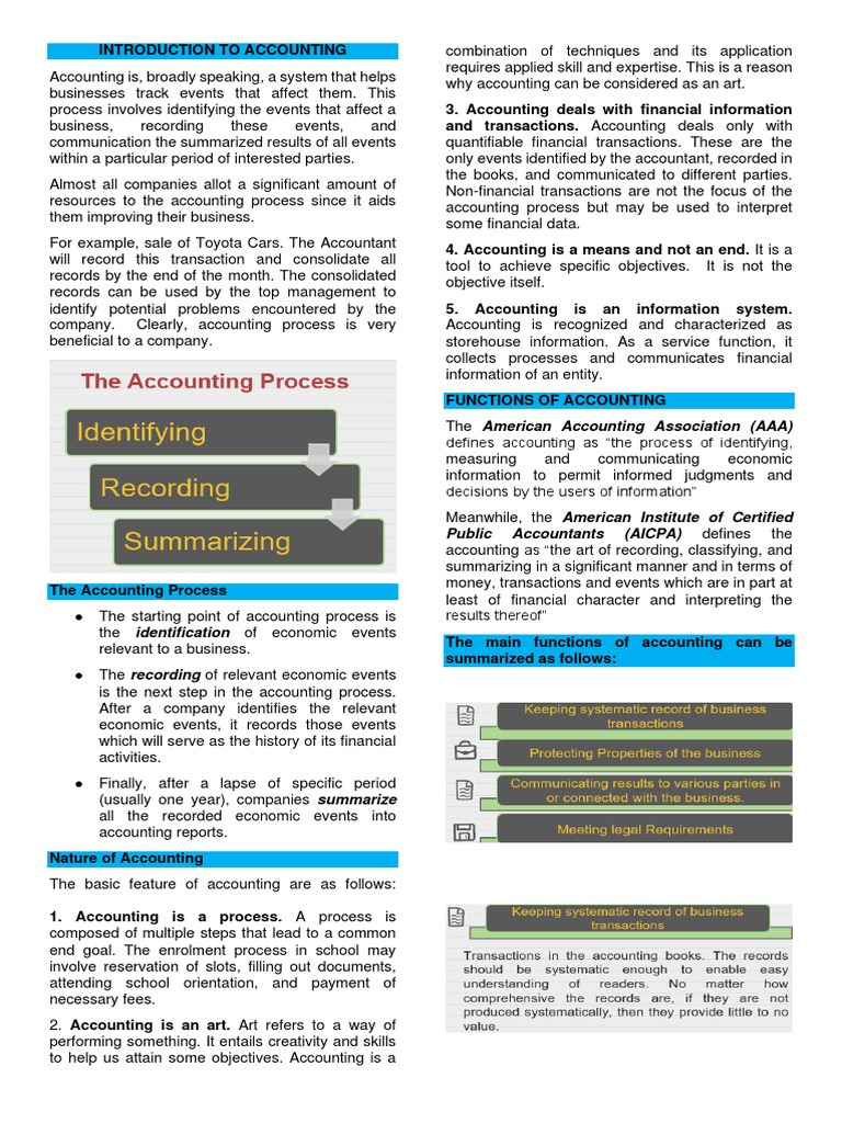An Overview of Accounting: Processes, Principles, Career Opportunities ...