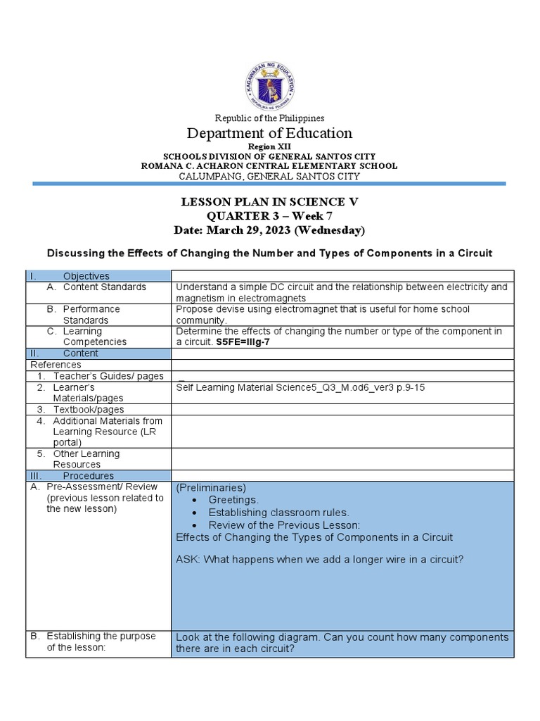 DLP 03-29 | PDF | Learning | Teachers