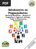Esp4 - q2 - Mod6 - Pagpapakita NG Paggalang - v3 | PDF