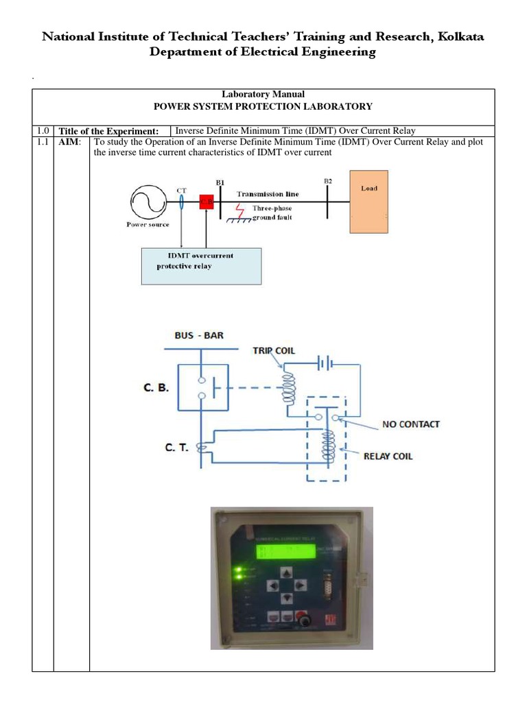 Manual-Relay Setting | PDF | Relay | Power Engineering