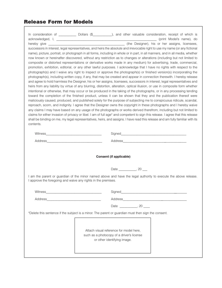 Model Rls Form | PDF | Derivative Work | Intellectual Works