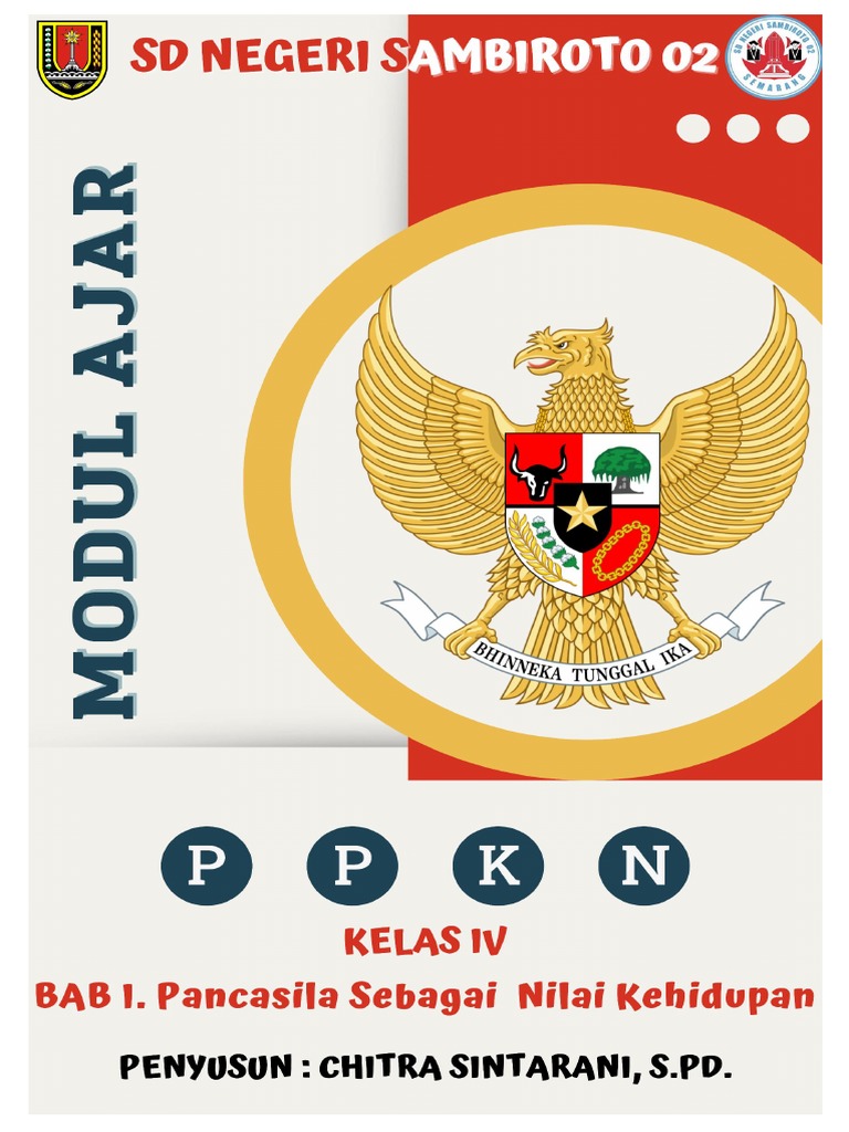 Modul Ajar PPKN Bab I Kelas Iv - Kurikulum Merdeka | PDF