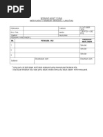 Borang Minit Curai Kosong | PDF