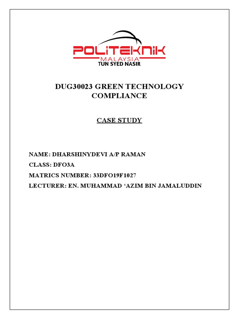 Case Study | PDF | Water Scarcity | Sustainability