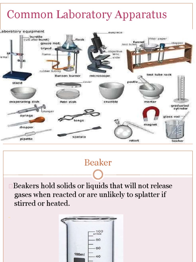 Essential Laboratory Apparatus Guide | PDF | Home & Garden