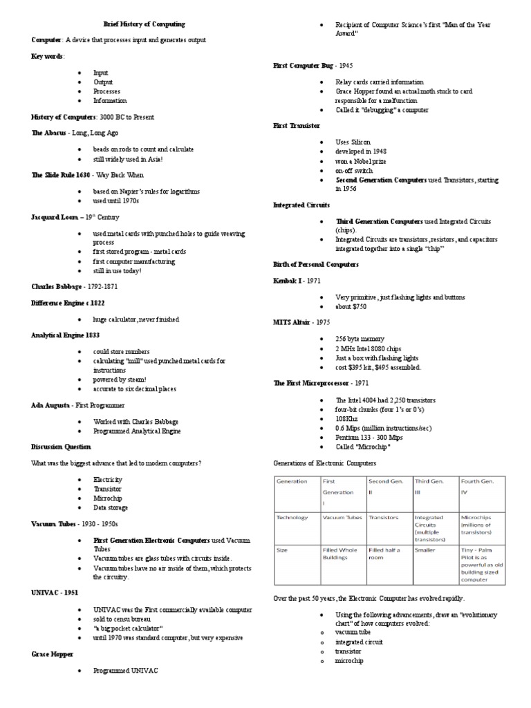 ECE018 - DIGITAL ELECTRONICS 2 - Chapter 1 | PDF | Central Processing Unit | Microprocessor