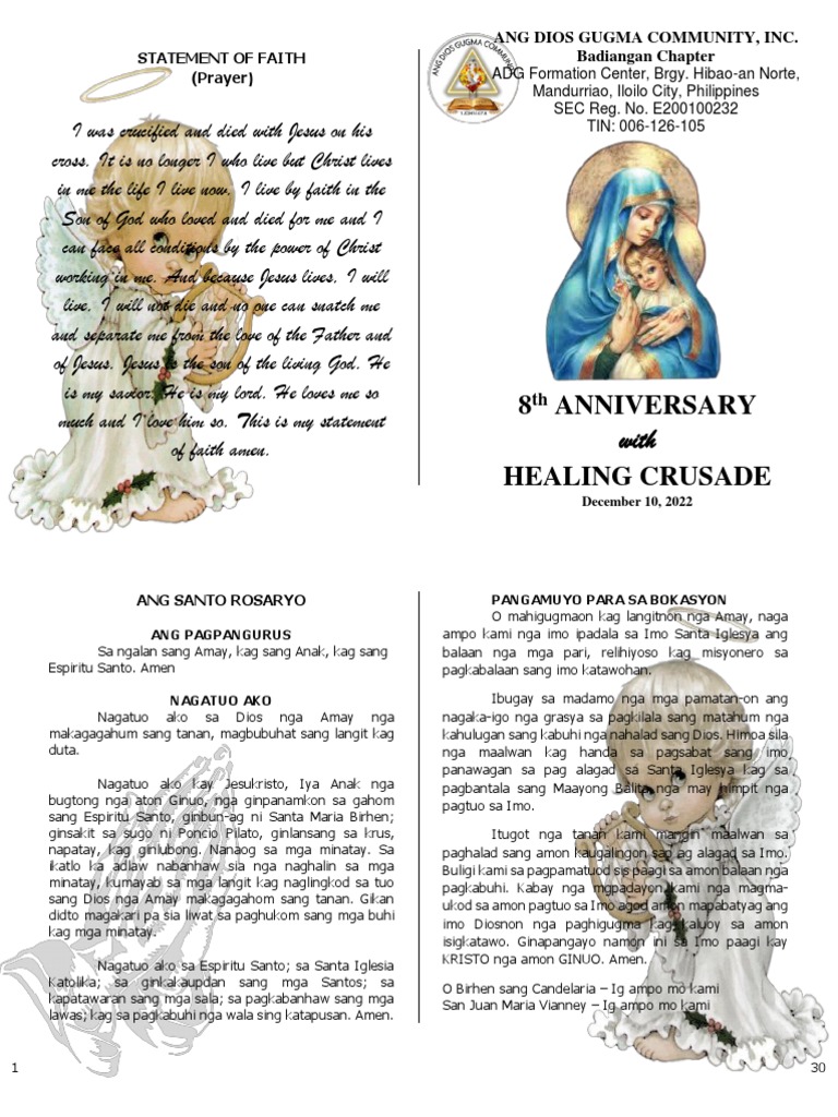 ANG SANTO ROSARYO | PDF