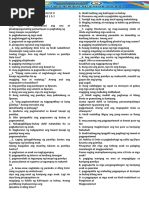 ESP-8-1st Quarter Final Exam With TOS and Answer Key | PDF