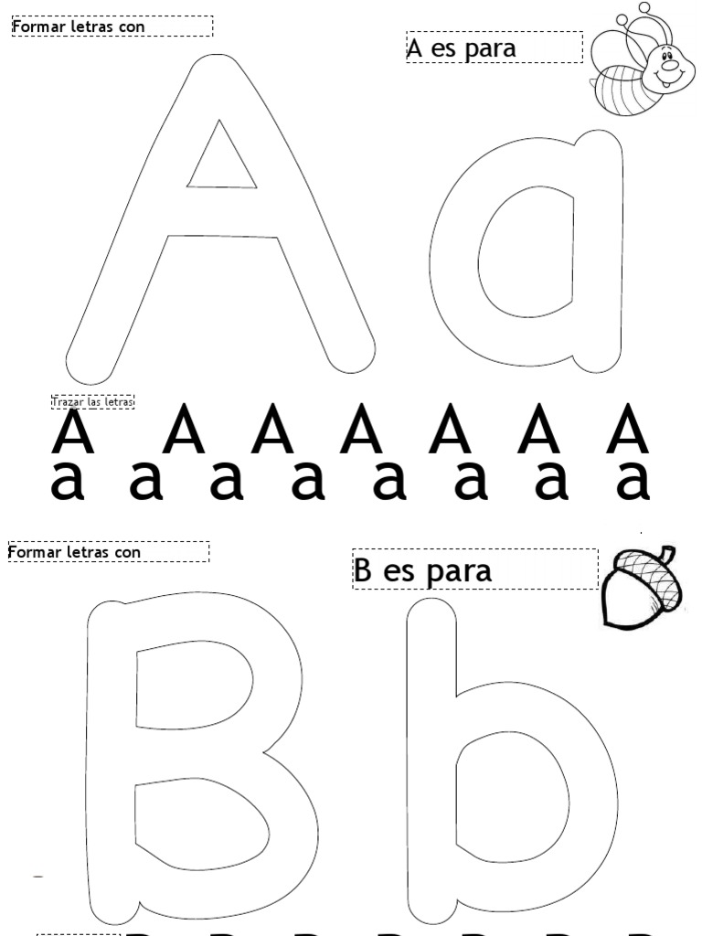 Abecedario para Plastilina | PDF