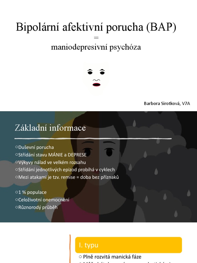 Bipolární Afektivní Porucha (BAP) : Maniodepresivní Psychóza | PDF