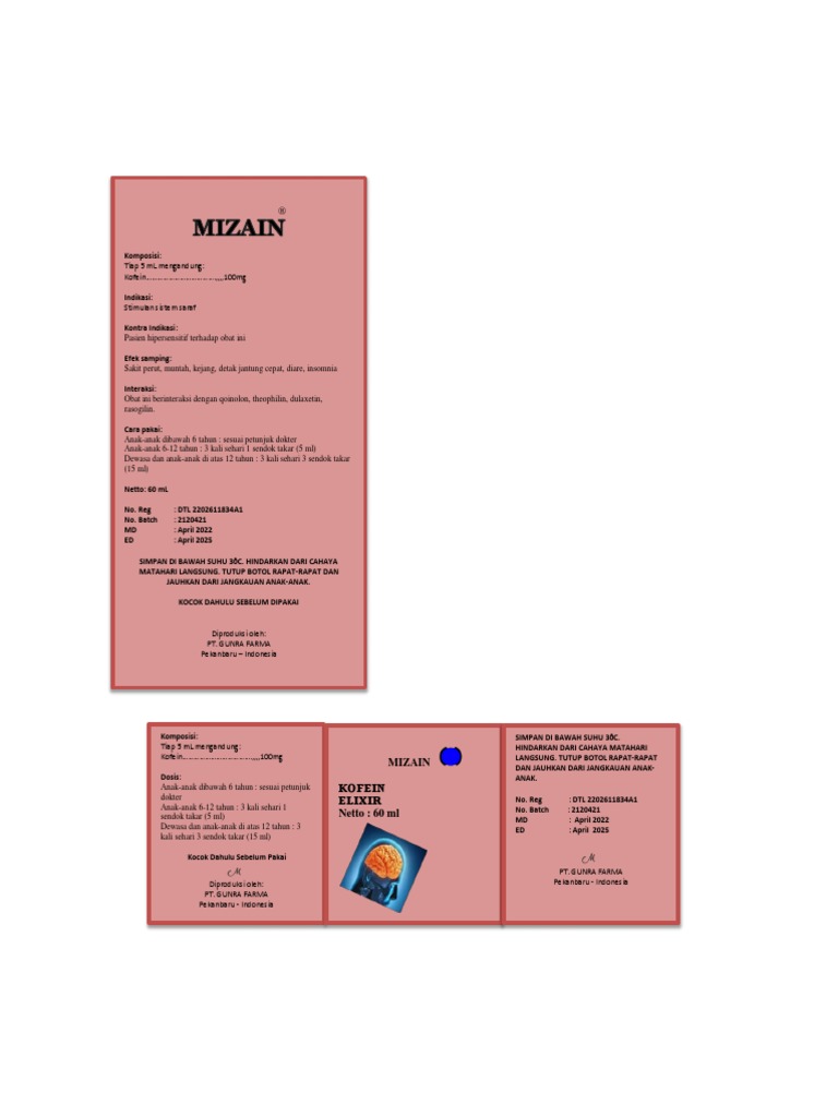 KOTAK OBAT ELIKSIR New | PDF