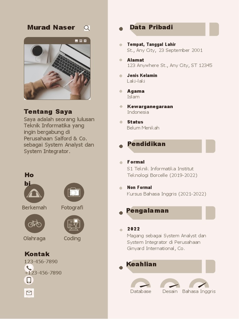 Murad Naser: Data Pribadi | PDF