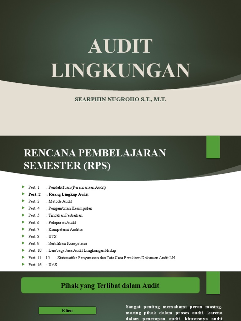 Ruang Lingkup Audit | PDF | Bisnis | Teknologi & Rekayasa