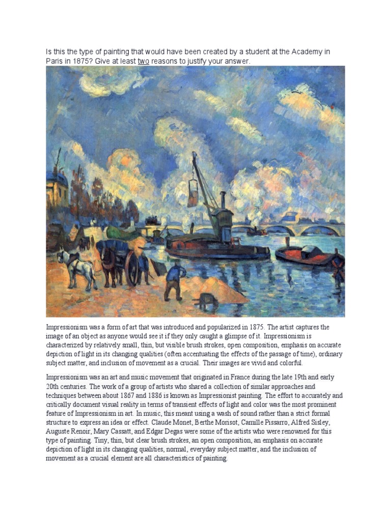 Is This The Type of Painting That Would Have Been Created by A Student at The Academy in Paris ...