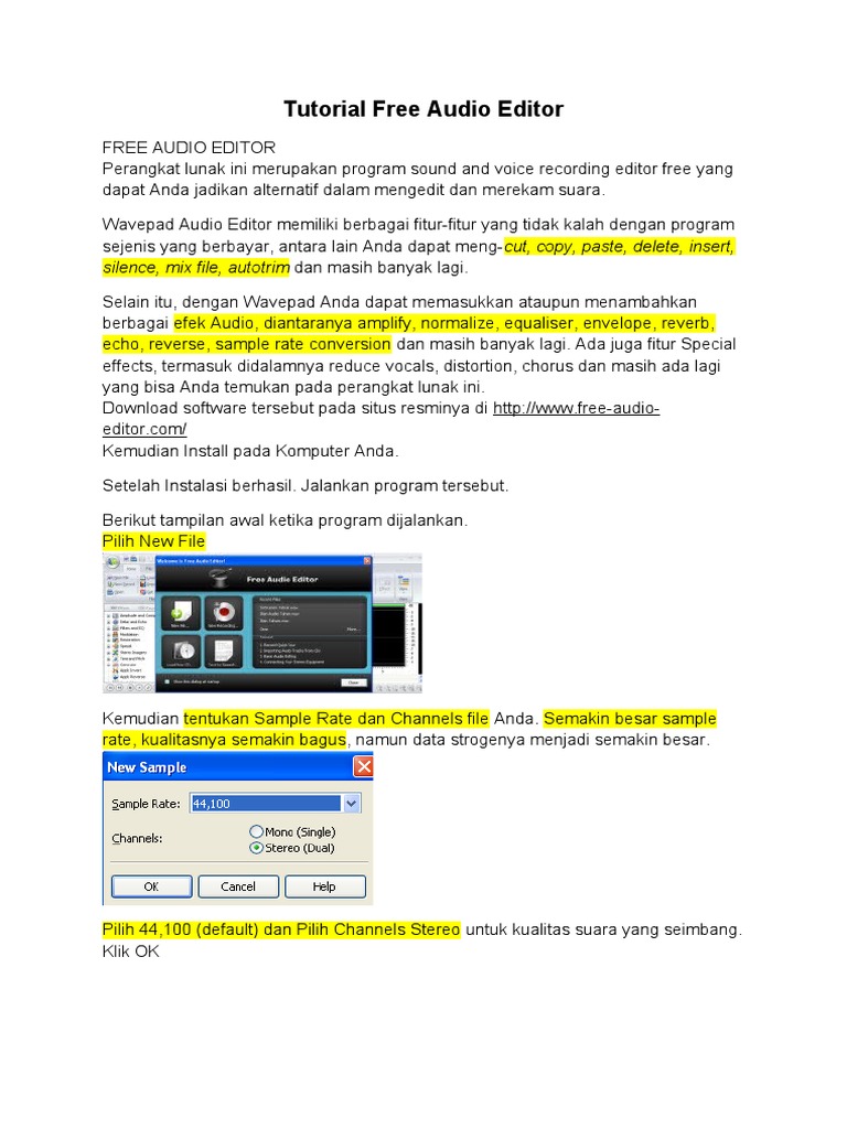 Tutorial Free Audio | PDF