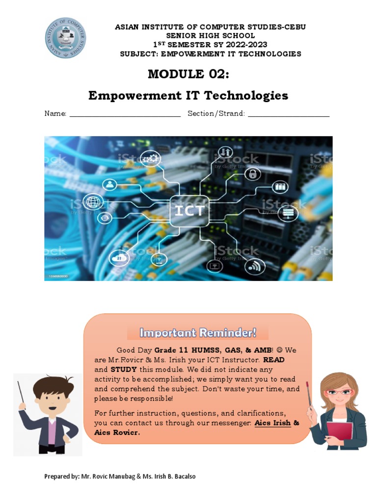Ict111 Module 02 | PDF | Malware | Copyright
