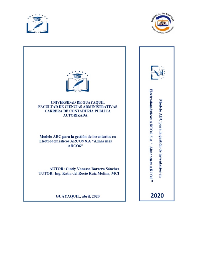 MODELO ABC PARA LA GESTIÓN DE INVENTARIOS EN ELECTRODOMÉSTICOS ARCOS ...