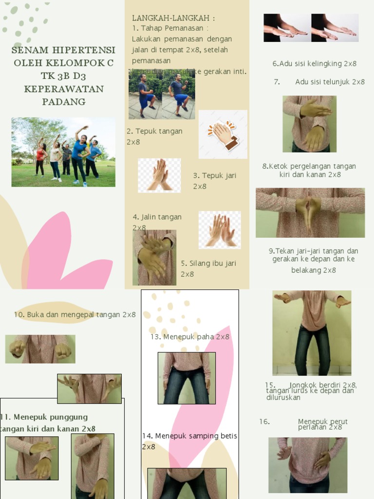 Leaflet Senam Hipertensi | PDF