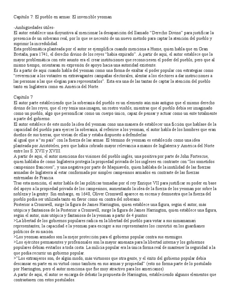 Capítulo 7 MORGAN | PDF | Oliver Cromwell | Soberanía