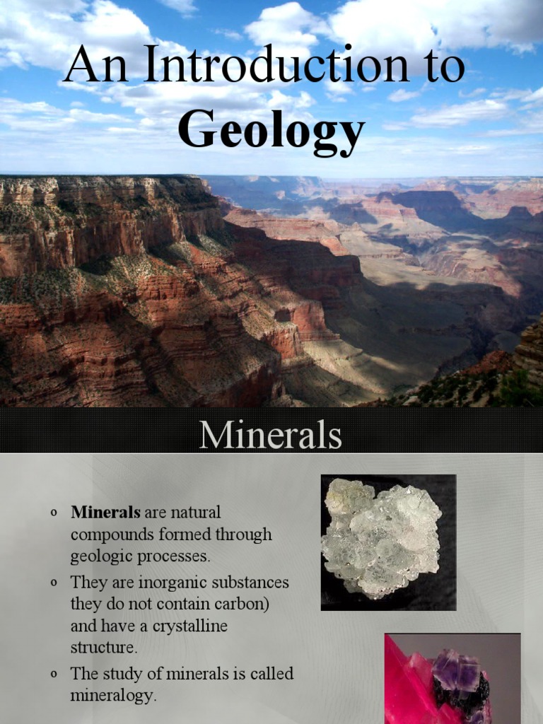 Introduction to Mineralogy and the Rock Cycle | PDF