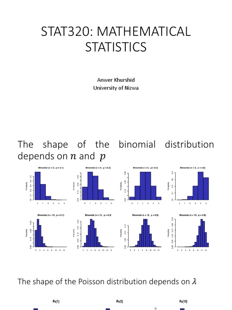 STAT320 (Geometric and Other) | PDF | Probability Distribution ...