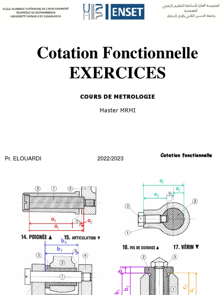 TD Cotation Fonctionnelle | PDF | Ingénierie | Machine
