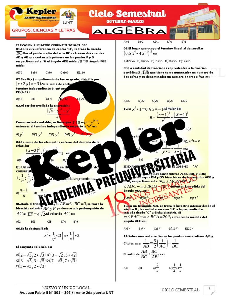 ALGEBRA | PDF