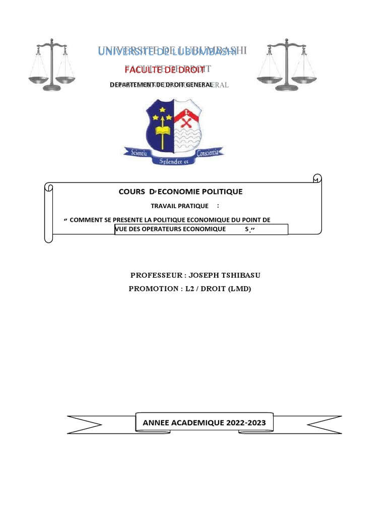 Universite de Lubumbashi | PDF