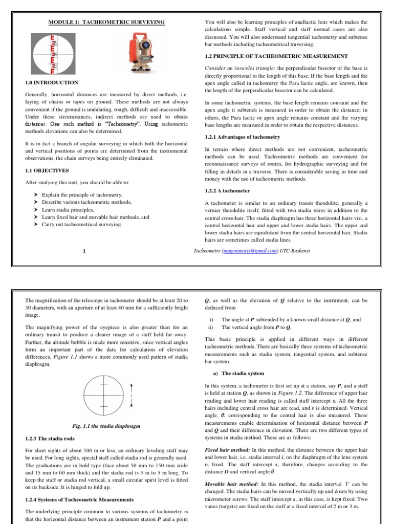 Surveying Complete | PDF | Surveying | Trigonometry