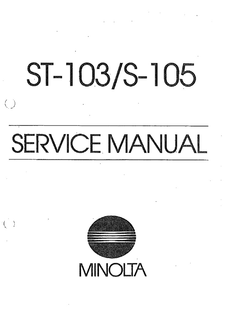 SVC ST103 S105 | PDF