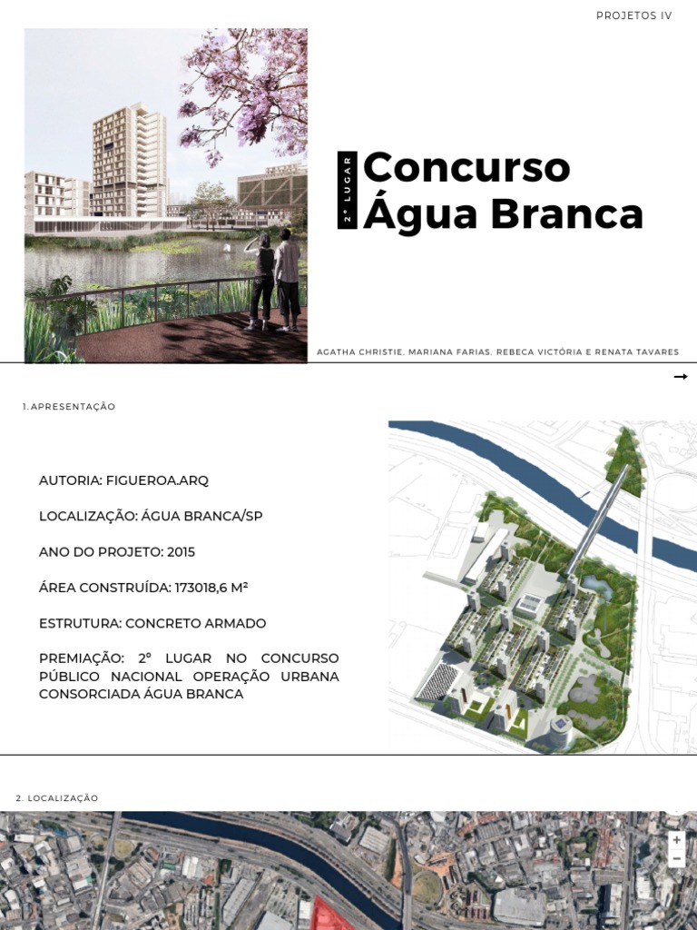 Análise de Correlato - 1º Lugar Concurso Água Branca | PDF