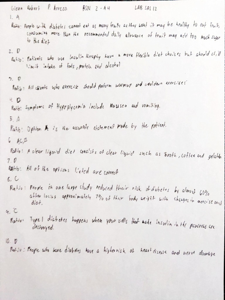 Lab Sas 12 NUR 102 | PDF