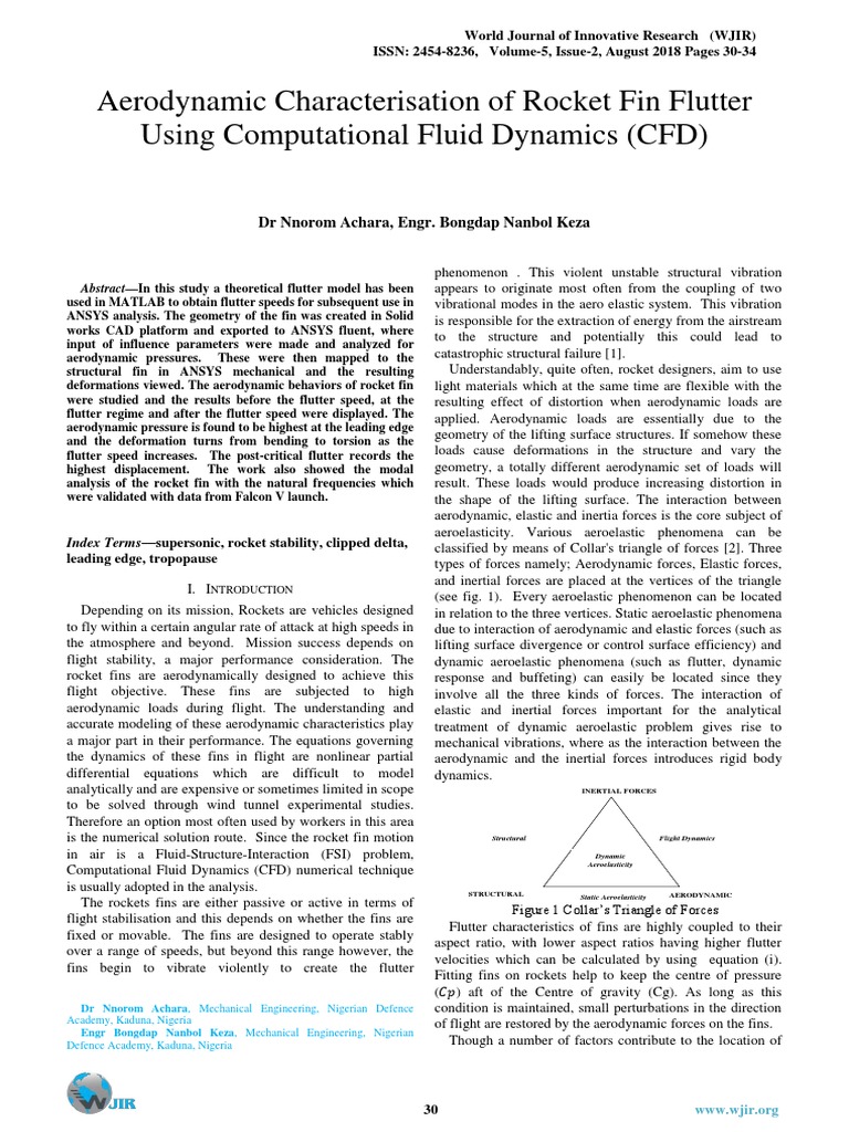 Aerodynamic Characterisation of Rocket F A5fda0b0 | PDF | Airfoil ...