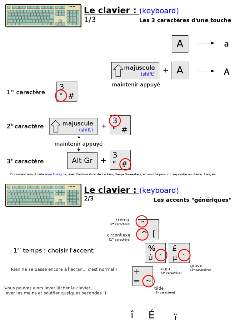 Clavier | PDF | Clavier d'ordinateur | Orthographie