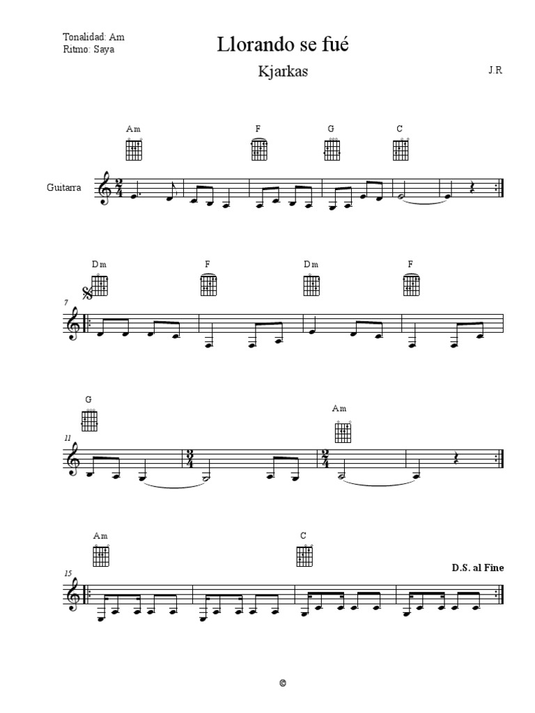 Llorando Se Fue | PDF