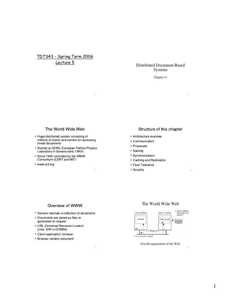Distributed Object Based System | Download Free PDF | Web Server ...