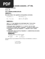 Fascicule 1s | PDF | Pendule (physique) | Obliger