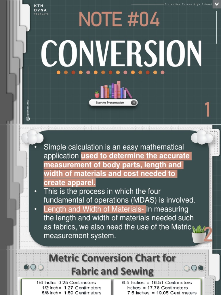 NOTE 4 5 and 6 | PDF | Inch | Length